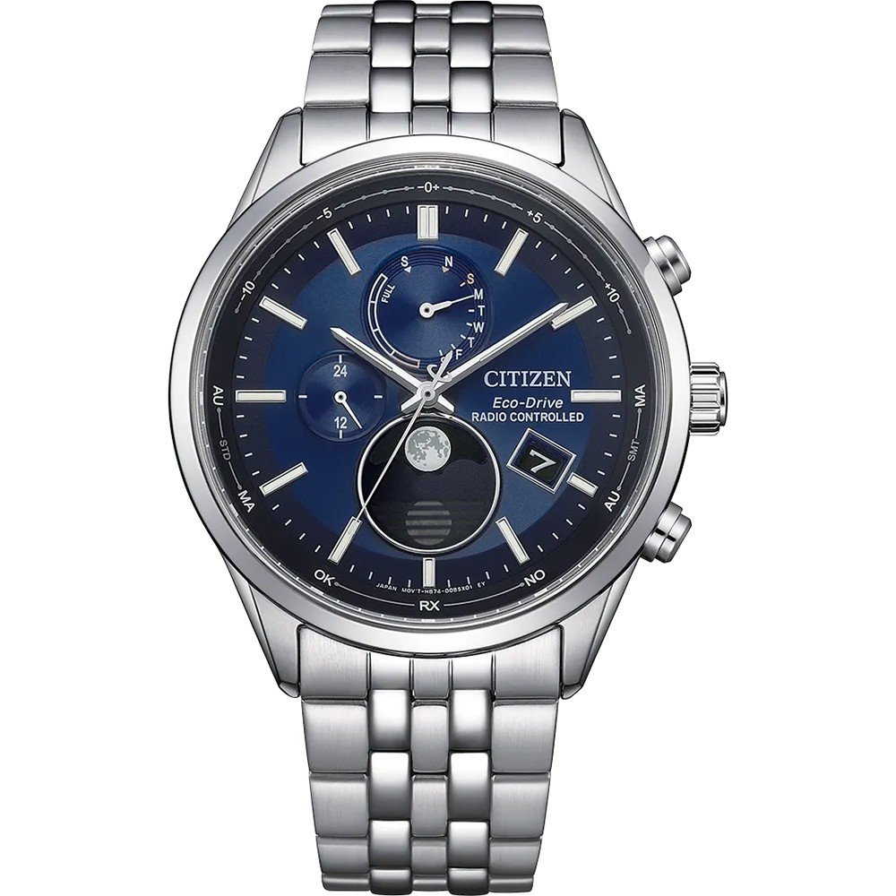 Citizen Radio Controlled BY1030-50L Radio Controlled Moonphase Horloge ...