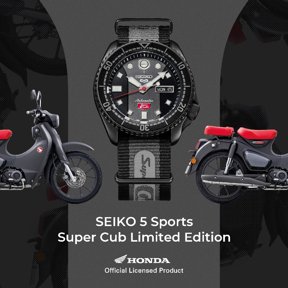 Seiko 5 Sports SRPJ75K1 Seiko 5 Sports - Super Cub Limited Edition ... Seiko 5 Sports SRPJ75K1 Seiko 5 Sports - Super Cub Limited Edition ...