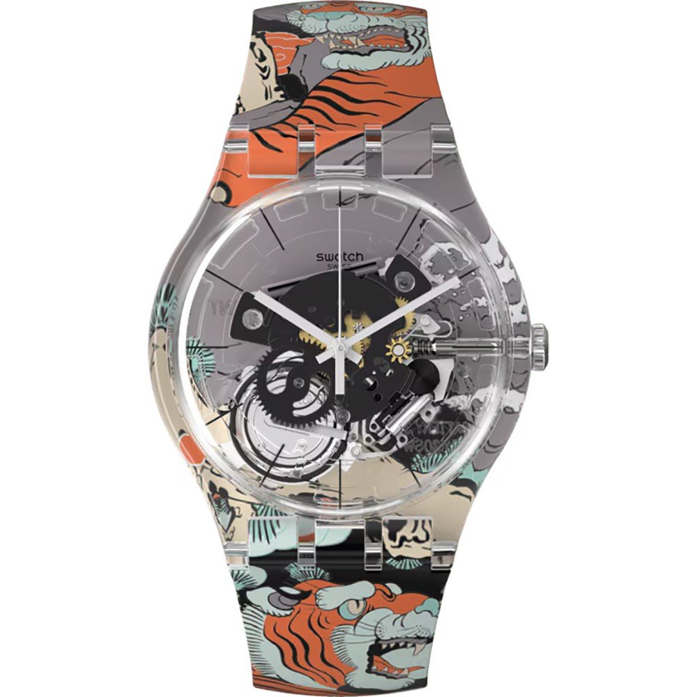 Swatch Originals Large (41mm) SUOK144-065 SXY - Tiger Horloge • EAN ...