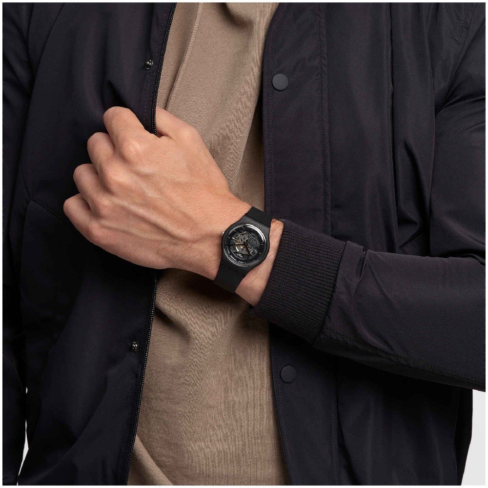 Swatch Originals Large (41mm) SO29B109 Silver Glam Again Horloge • EAN ...